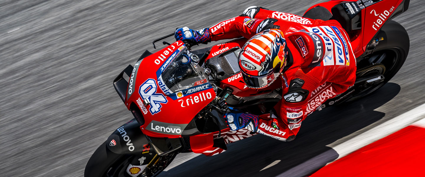 Streparava e la moto di Dovizioso - Streparava